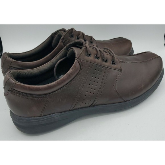 Abeo | Shoes | Abeo Pro 38 Smart Brown Leather Laceup Bicycle Toe ...